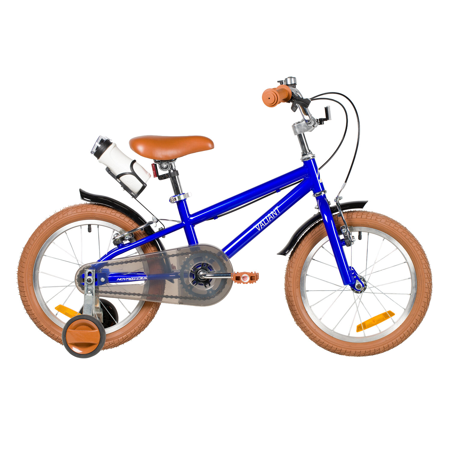 Детский велосипед Novatrack Valiant 16 (2026), цвет Темно-синий, на рост 98-110 см