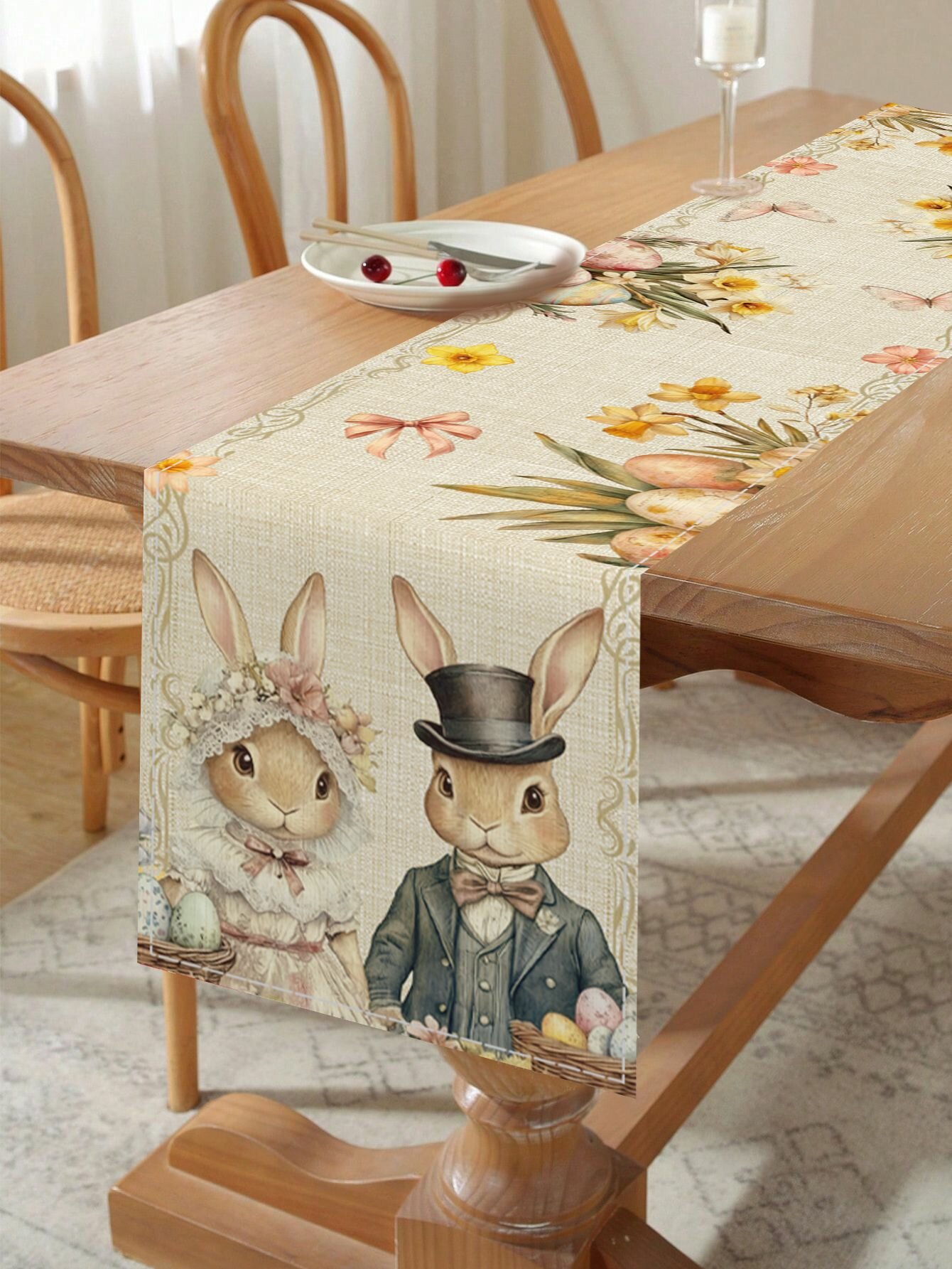Дорожка для стола Пасха 33*183cm,1шт