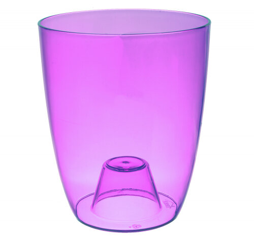 Кашпо Idea орхидея D125мм М 3147 Фиолетовый прозрачный