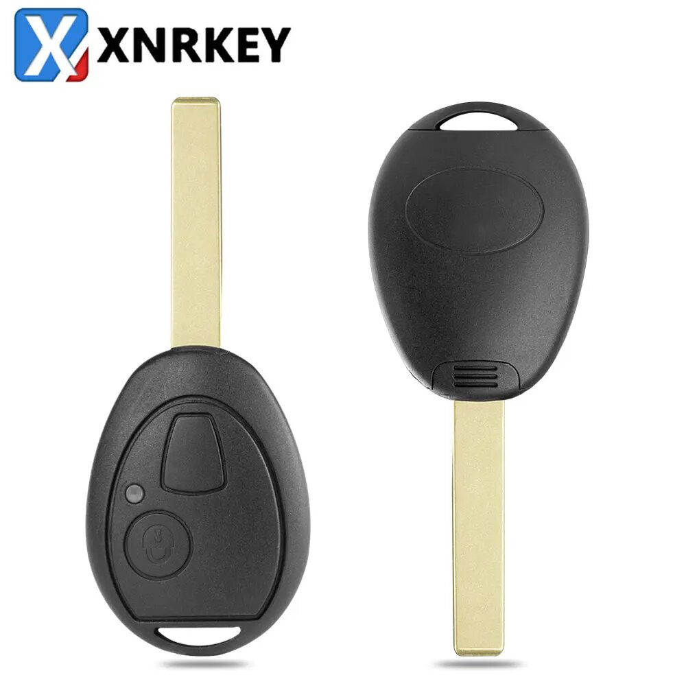 Корпус выкидного ключа XNRKEY с 2 кнопками для MG, BMW Mini Cooper R53 R50 S, Land Rover 75 Z3 Z4 X3 X5 E46 E39 E36 E34, заготовка ключа
