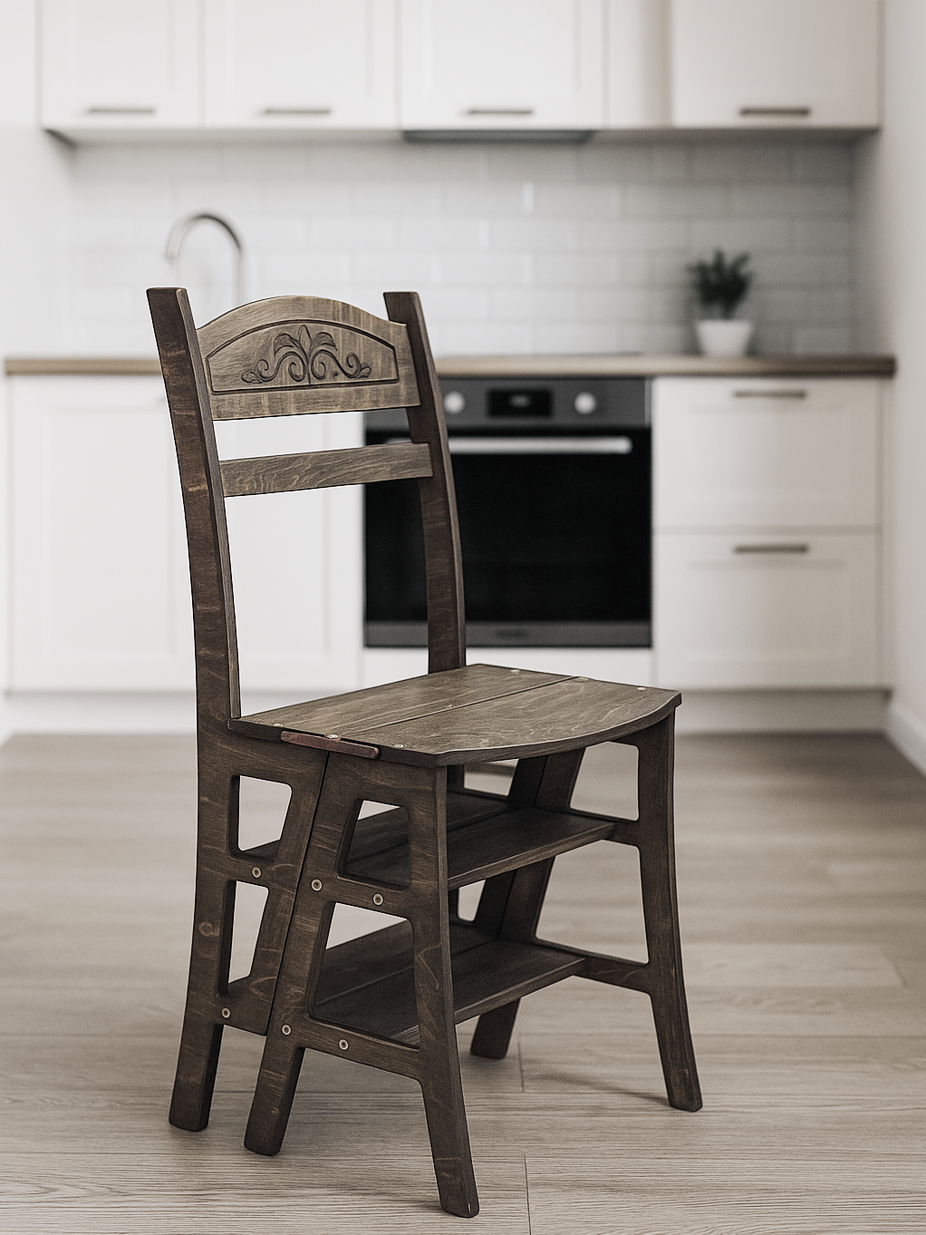 Стул лестница Версаль серый