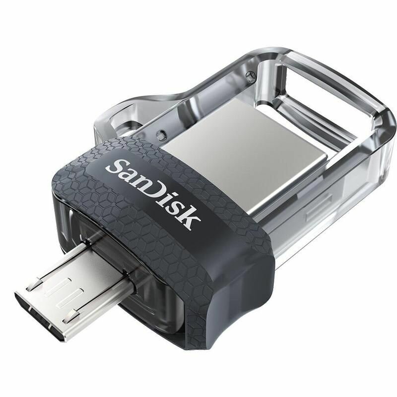 Флеш-память SanDisk Ultra Dual Drive, 64Gb, USB 3.0, micUSB, SDDD3-064G-G46