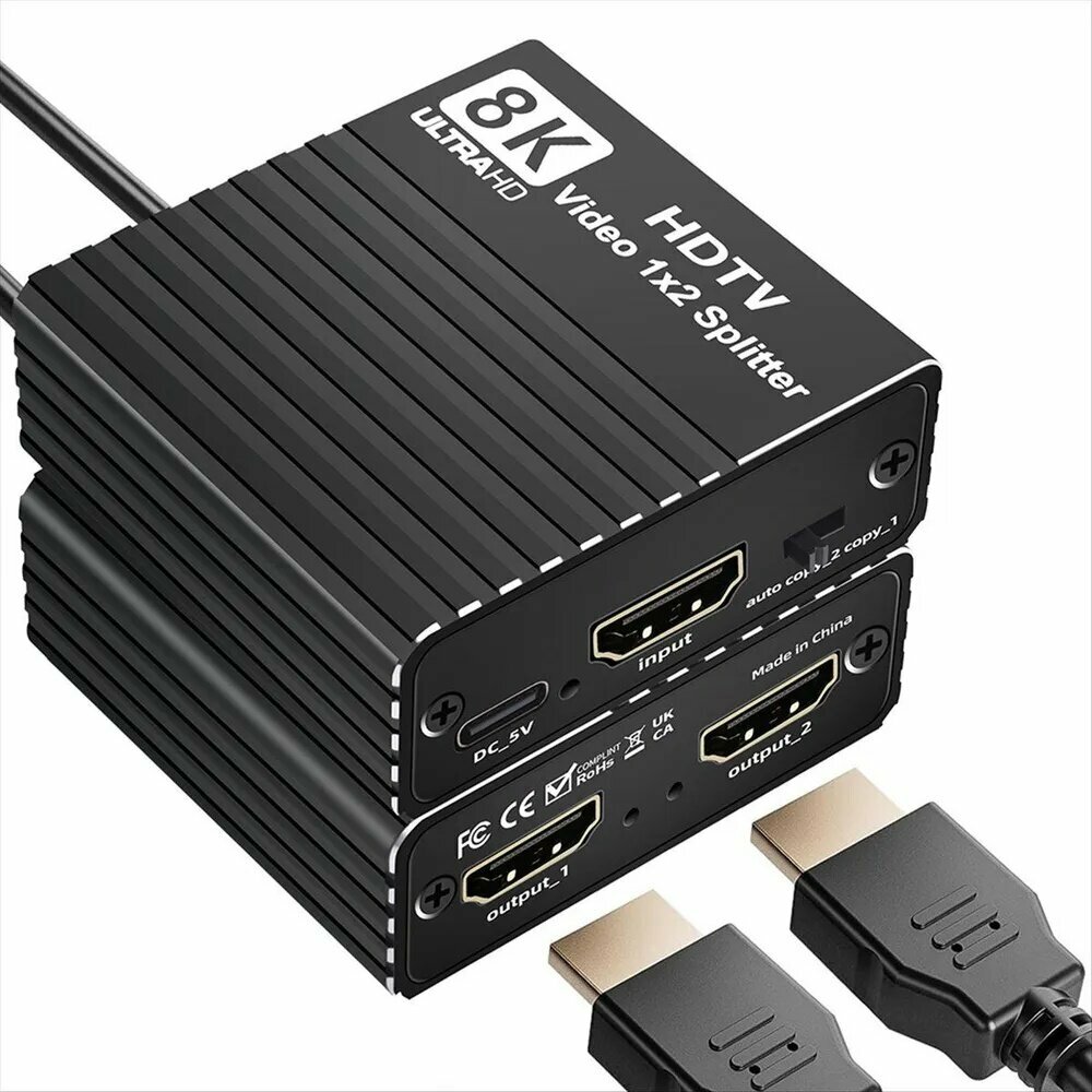 Разветвитель 8K HDMI 2.1 8K 60 Гц 4K 120 Гц для ПК PS5