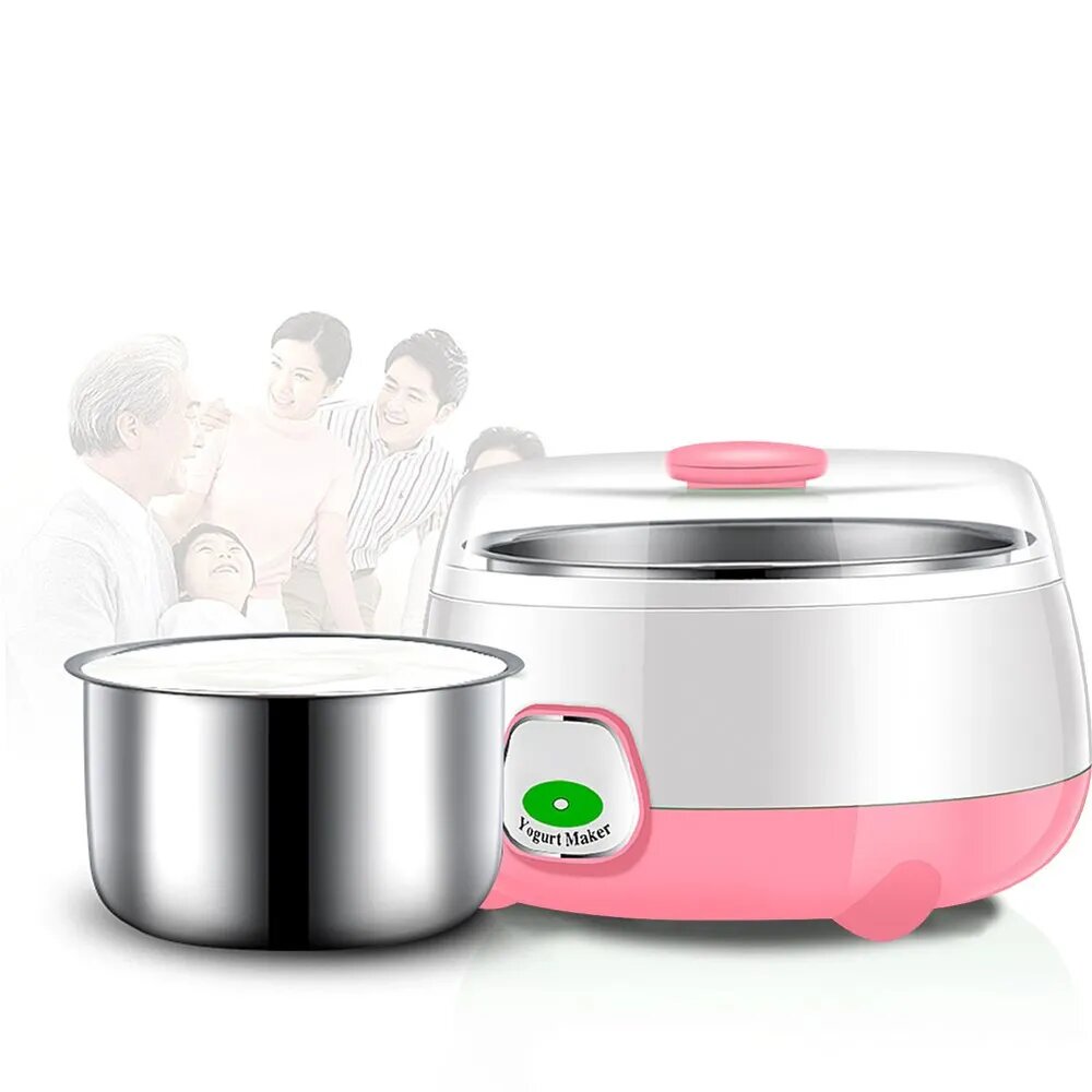 Йогуртница бытовая 1 л, со съемной чашей