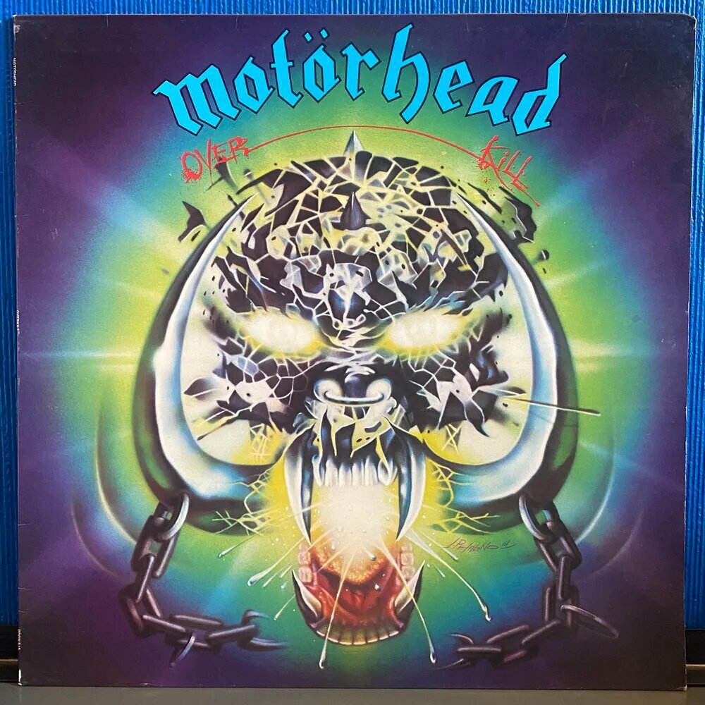 Motorhead Overkill Виниловая пластинка LP 1979 Англия Б/У в отличном состоянии