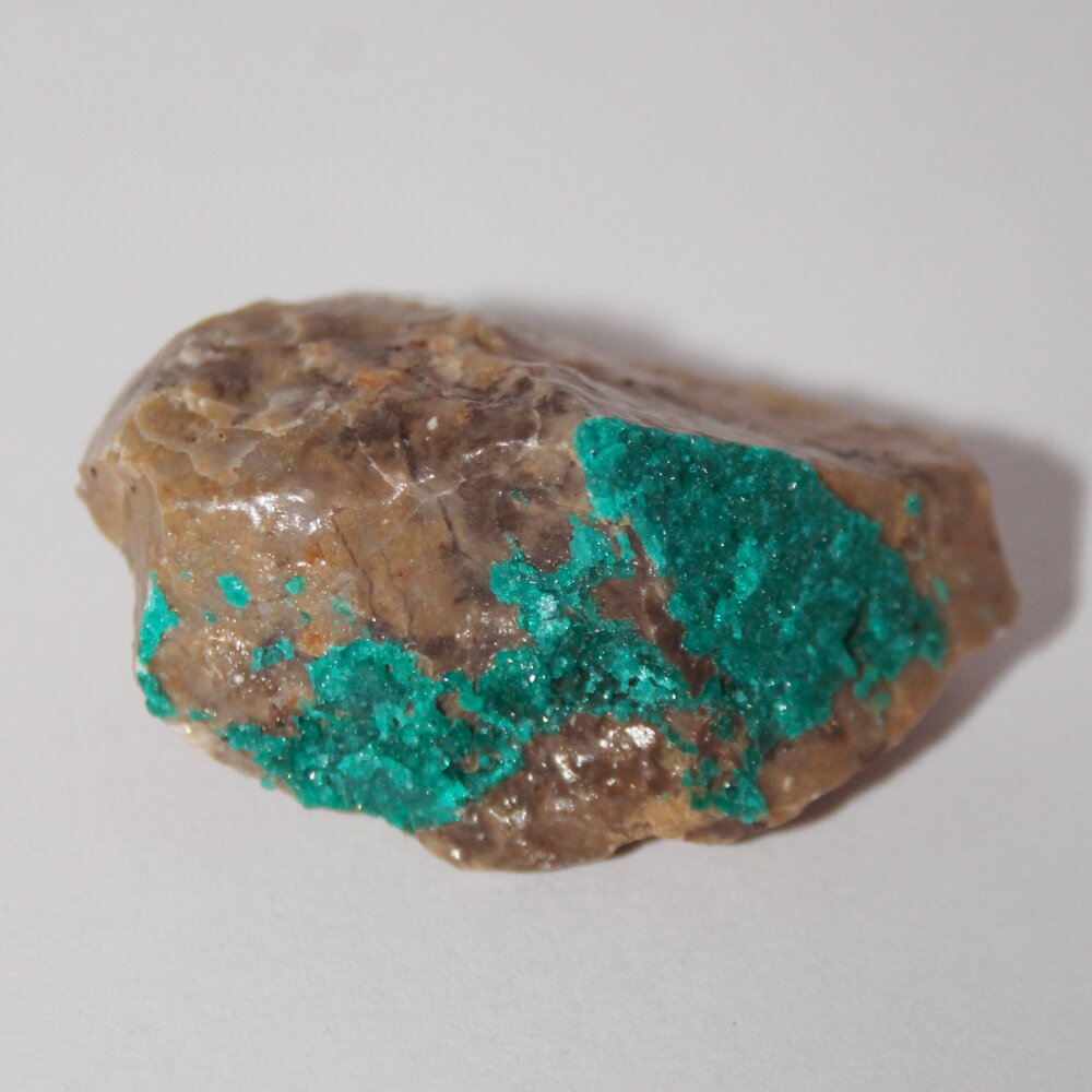 Диоптаз, натуральный камень, коллекционный минерал "True Stones"