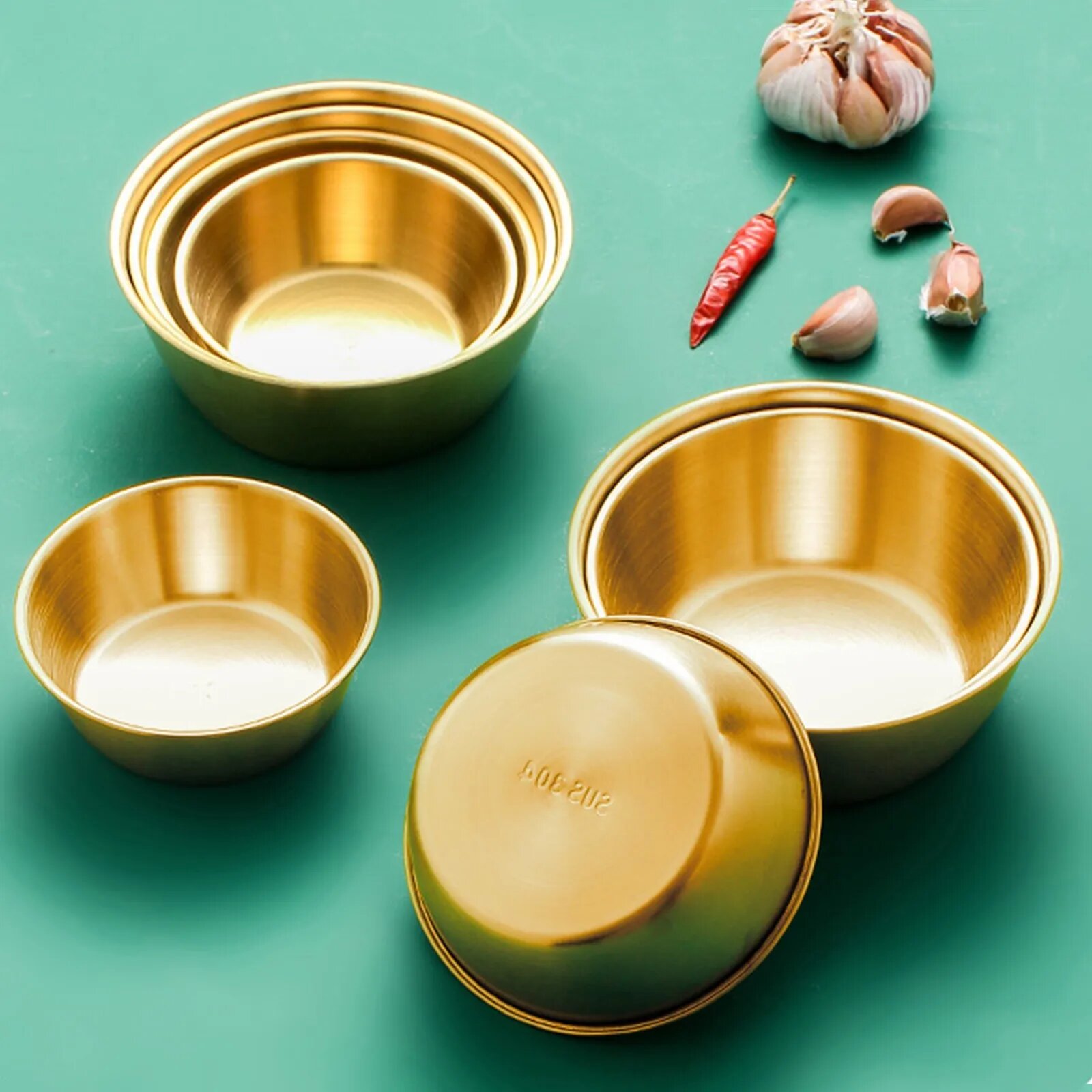 Корейские миски из нержавеющей стали набор 1 шт