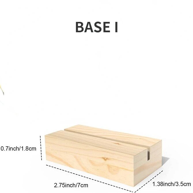 Деревянная подставка BASE I 2.75x1.38x0.7inch