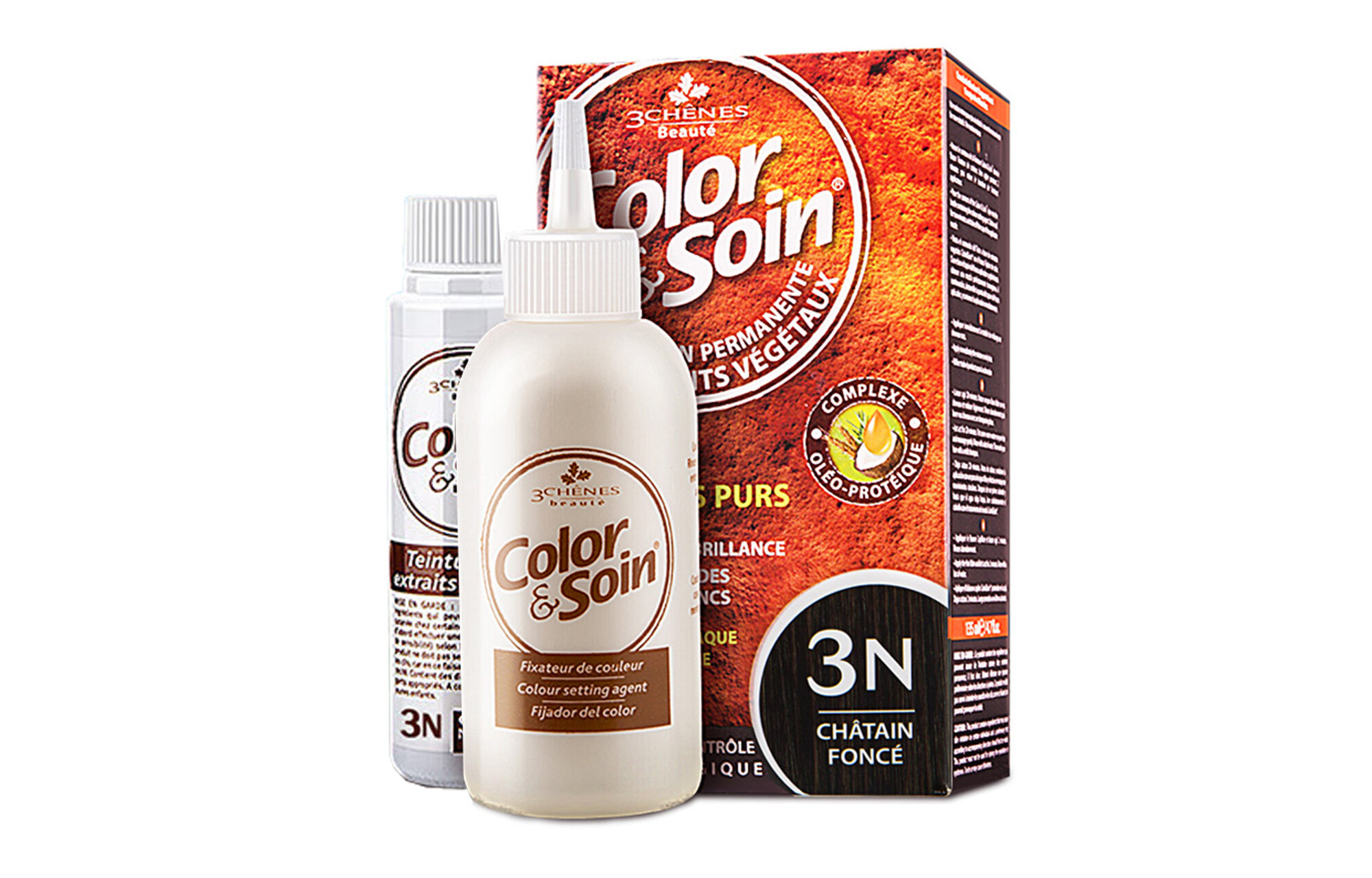 Краска для волос и бальзам унисекс LES 3 CHENES Color & Soin 5732683, 1 шт.