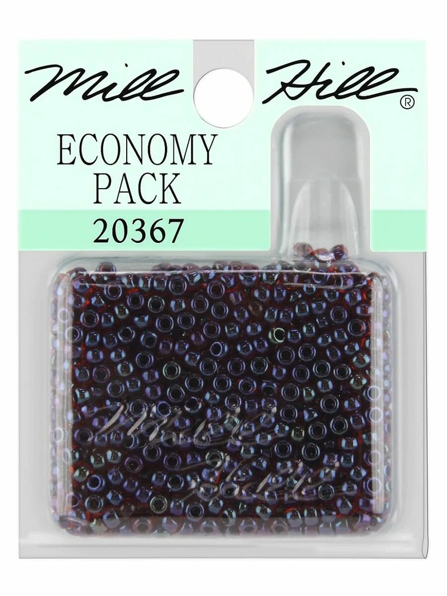 Стеклянный бисер Mill Hill Economy pack Beads 9.08 г, цвет: 20367