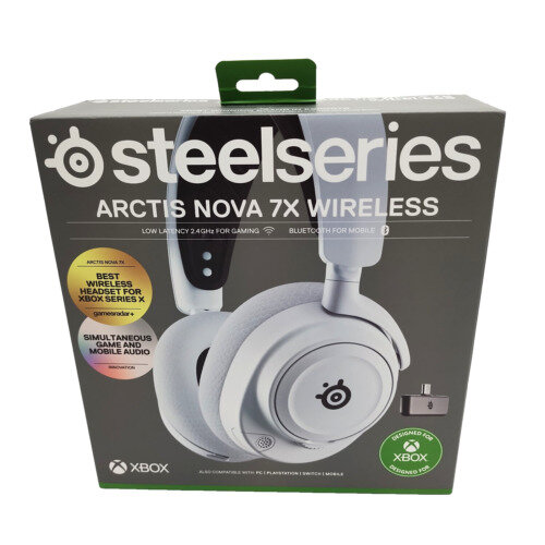 Наушники беспроводные Steelseries Arctis Nova 7x Wireless Gen 2 DESIGNED FOR XBOX edition, белые
