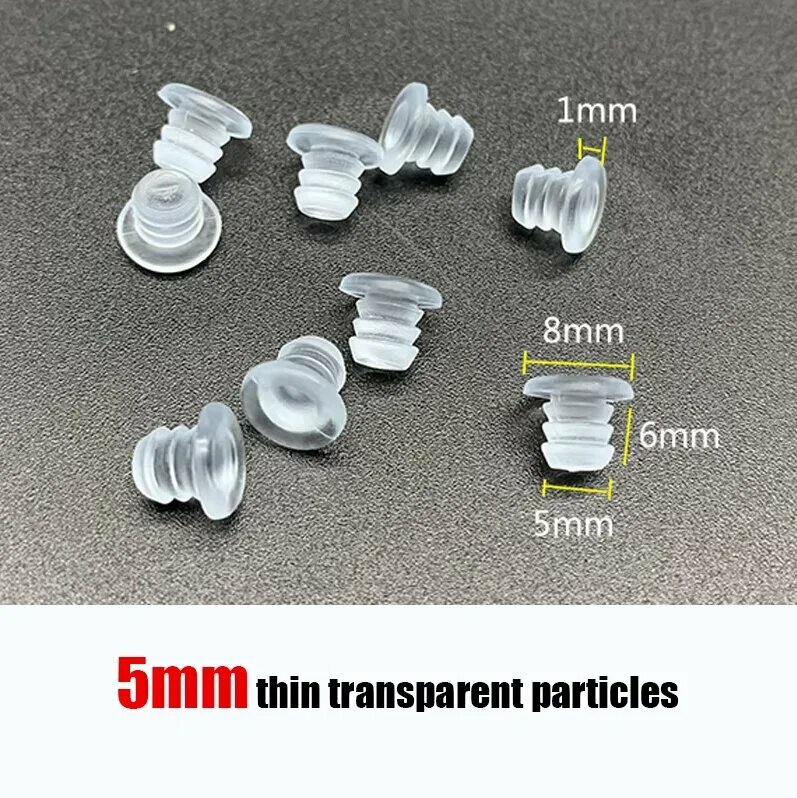 10/20 шт, резиновый ПВХ, встроенный мебельный бампер, ножка стола, стула, ножки, 20PCS, 5mm -thin