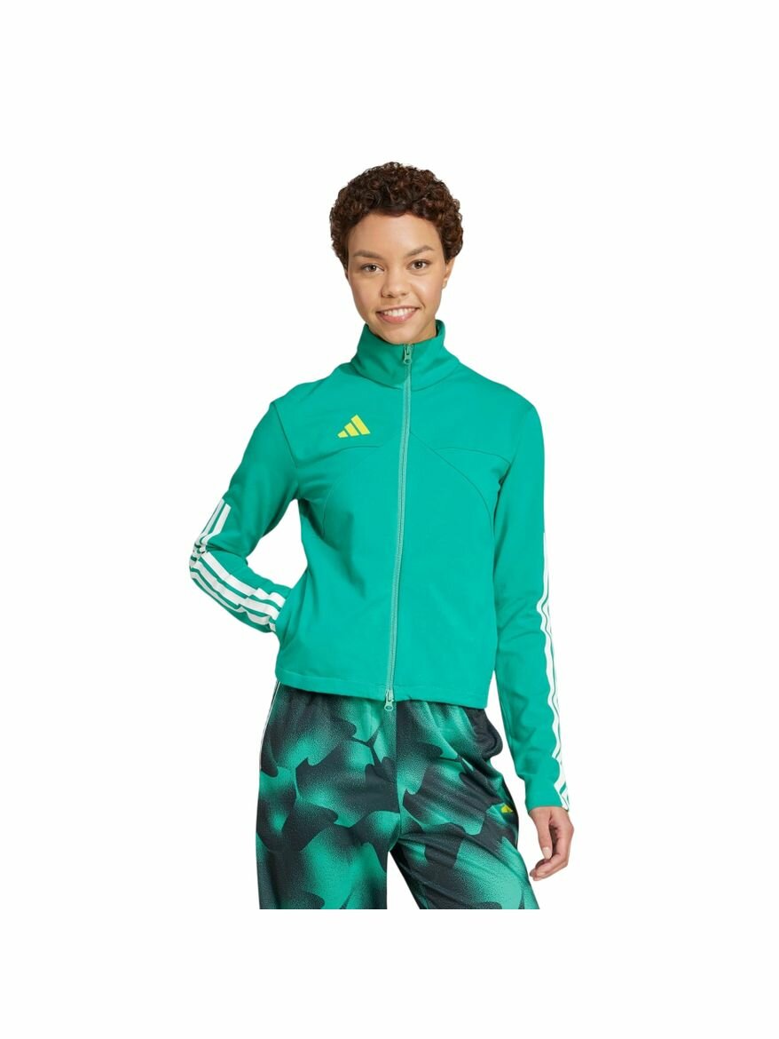 Олимпийка Tiro Cut 3-Stripes Slim Fitted High-Neck Track Top W