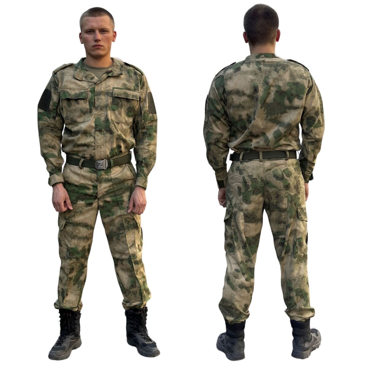 Костюм Росгвардии летний (Защитный камуфляж); (куртка, брюки); материал: RipStop; размер 52/5