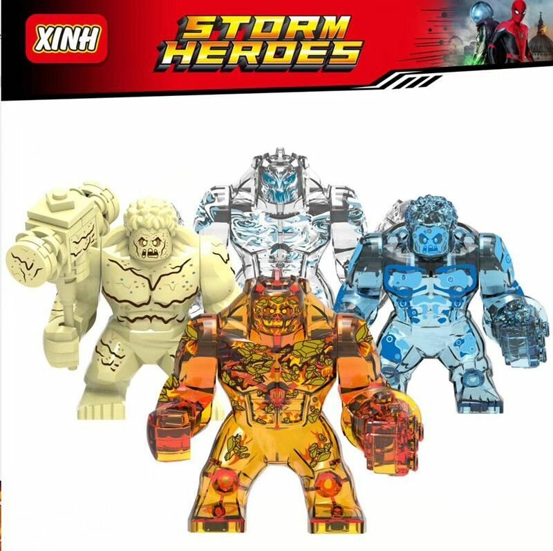 Набор фигурок для чудо Super Heroes Мстителей аксессуаров 7cm 4шт(совместим с лего)