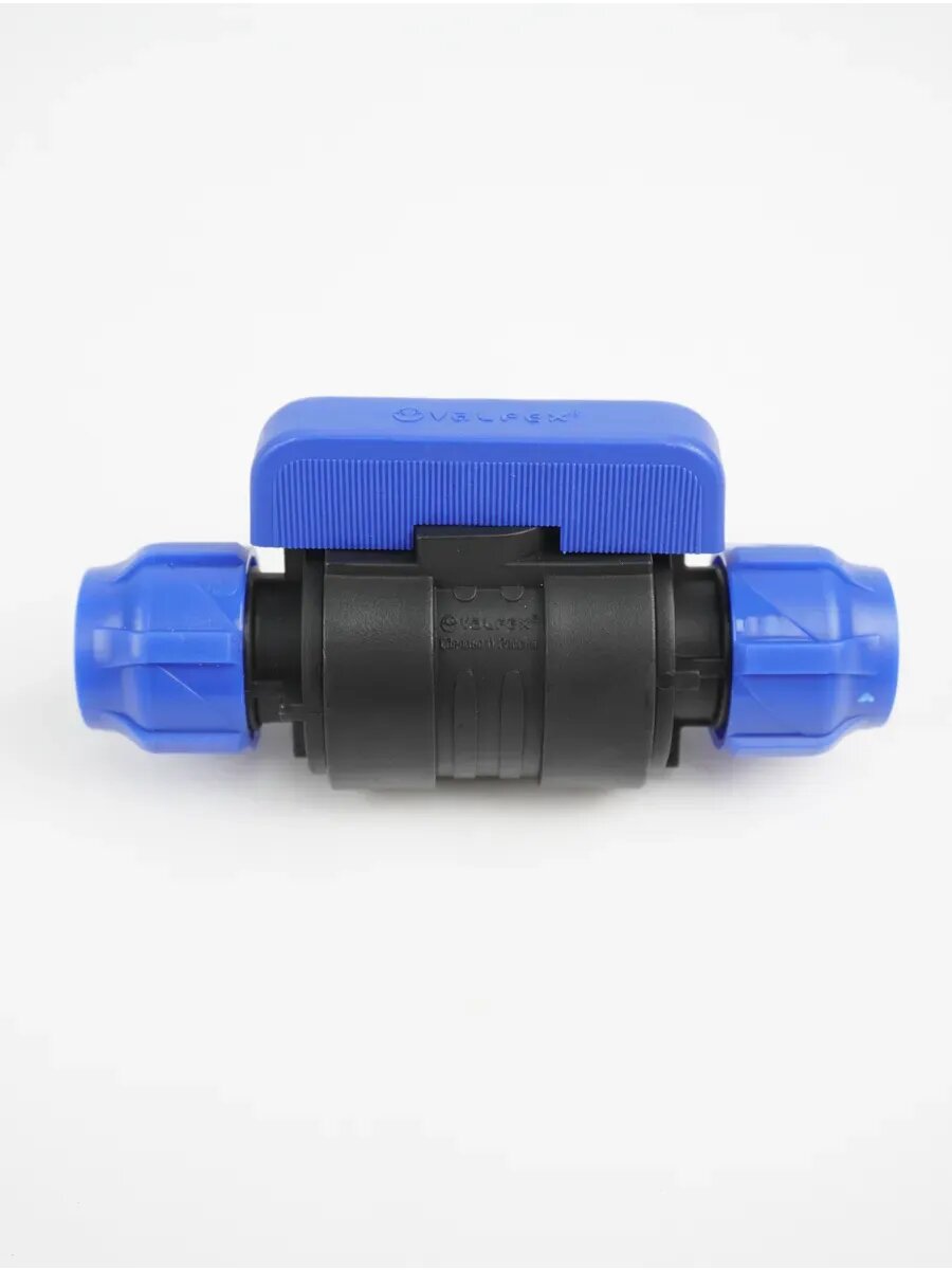 Кран шаровый Valfex, резьбовой, компрессионный, полипропиленовый корпус, 25x25 мм