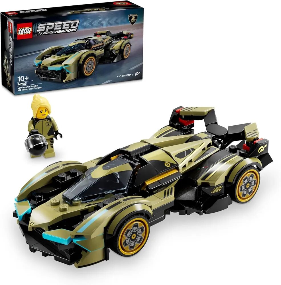Конструктор LEGO Speed Champions Lamborghini Lambo V12 Vision GT 76923, 230 деталей, от 10 лет