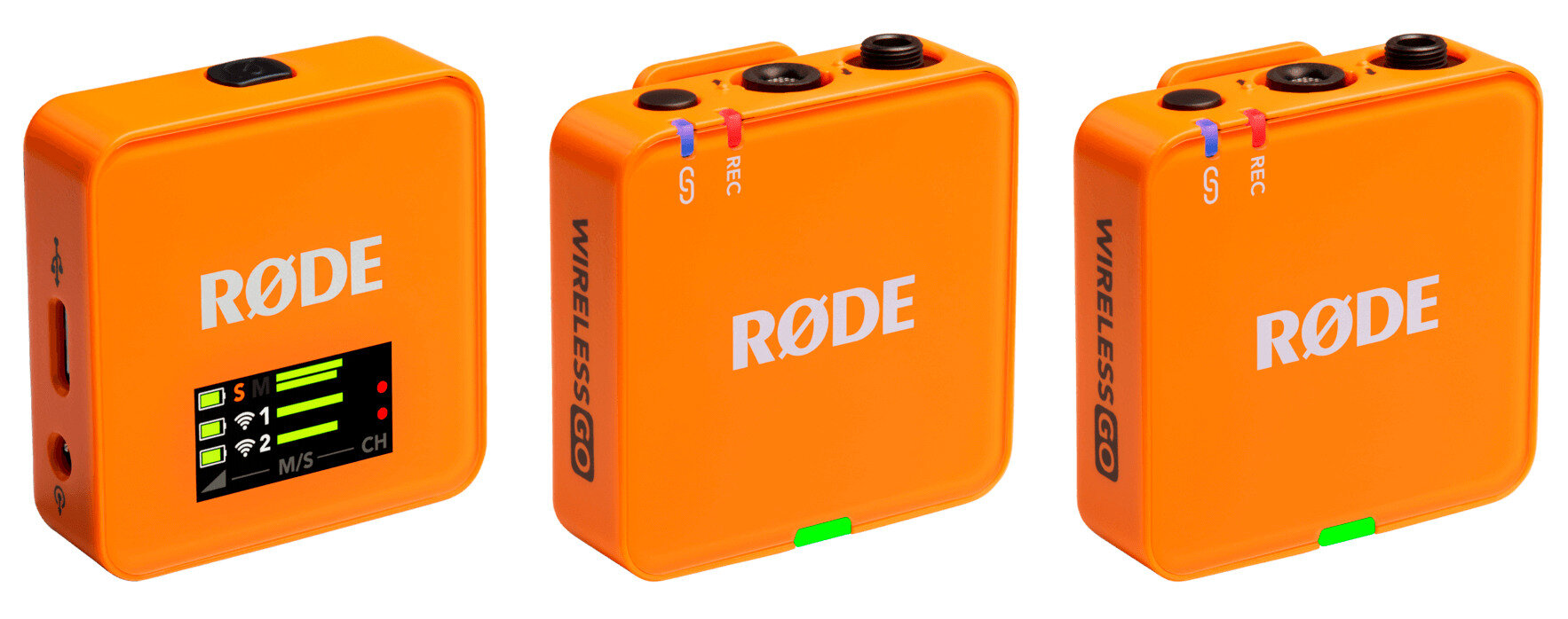 RODE Wireless GO III, оранжевый, беспроводной микрофон