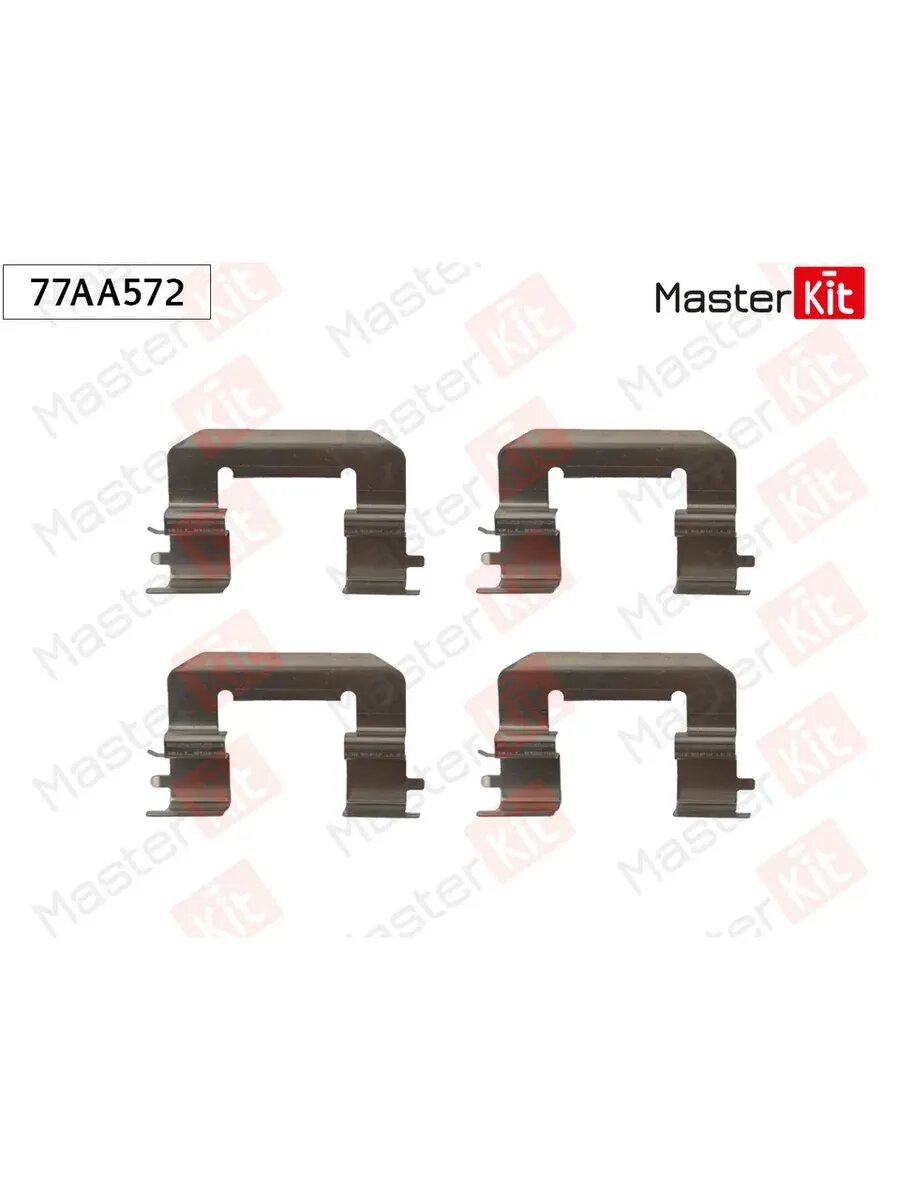 Комплект установочный колодок Kia CEE'D (JD) 2012 MASTERKIT