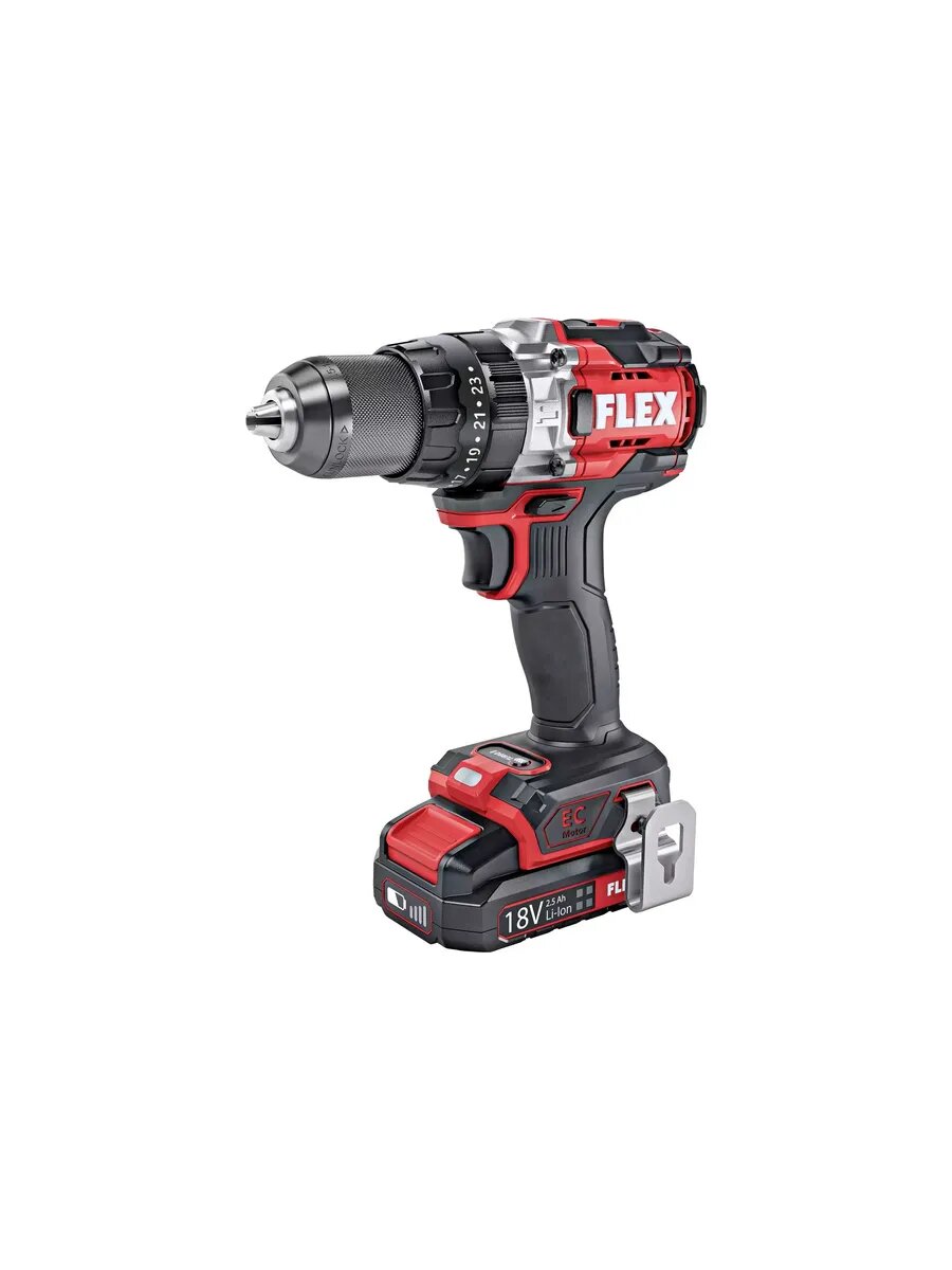 Двухскоростная аккумуляторная ударная дрель FLEX PD 2G 18.0