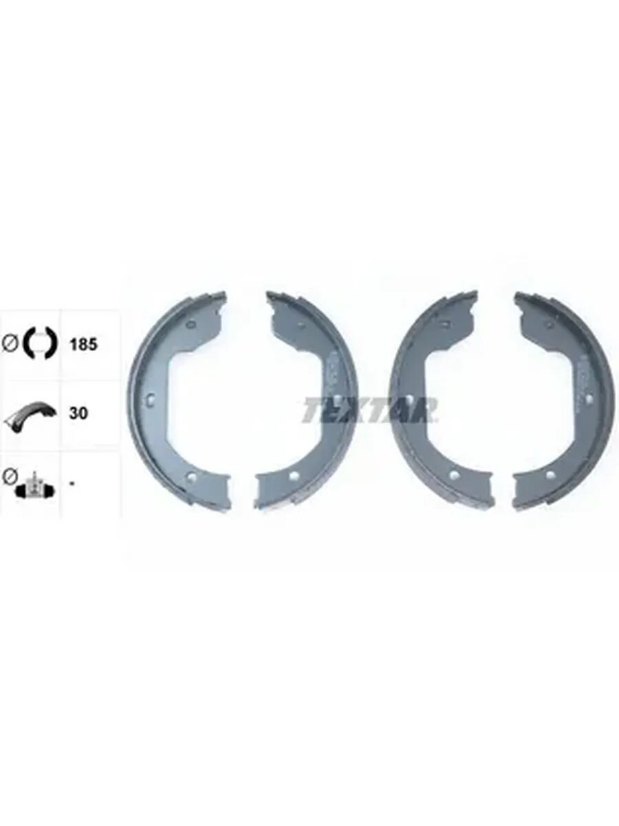 Колодки стояночного тормоза TEXTAR 91058700