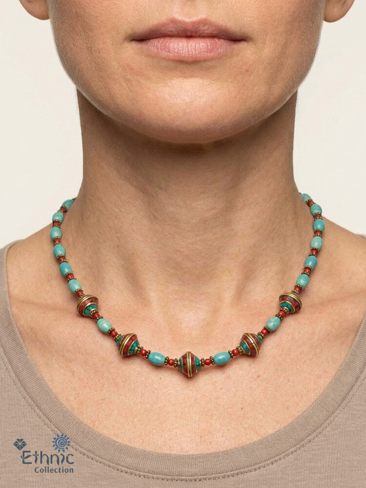 Бусы, коралл