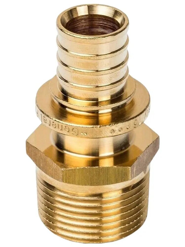 Муфта STOUT с наружней резьбой 20x G3/4" для сшитого полиэтилена аксиальный фитинг