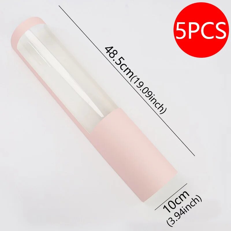 5 шт, упаковочная коробка для цветов, одна ветка, роза, гвоздика, букет, цветочная упаковка, упаковочная коробка для букета на День святого Валентина