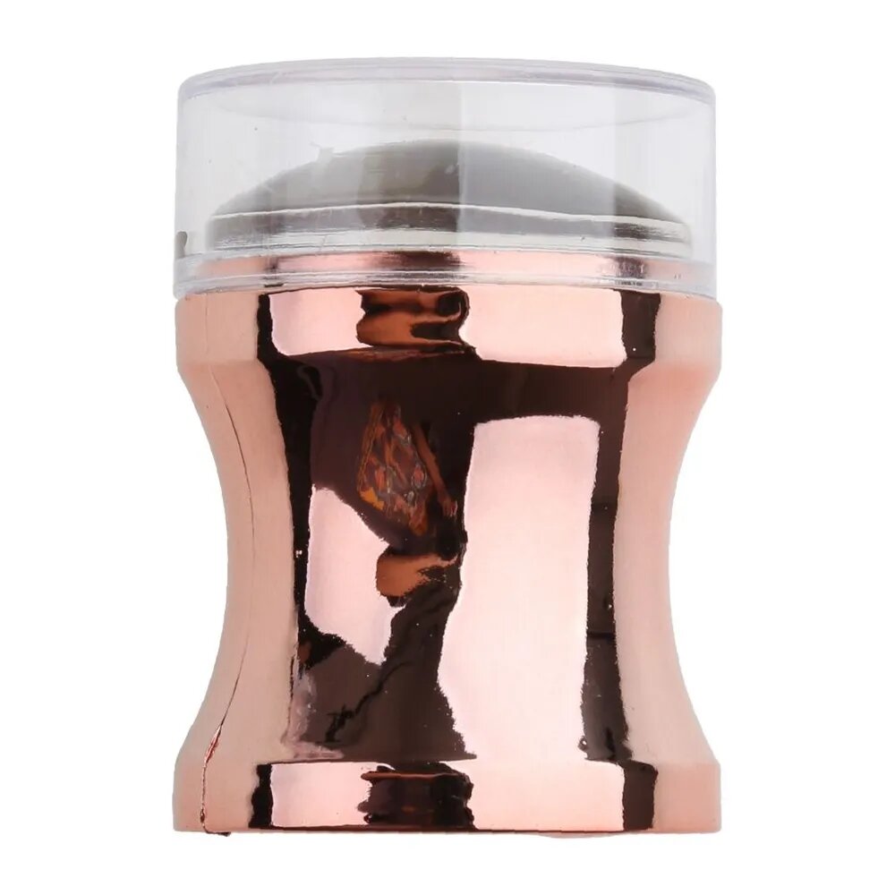 Большая металлическая печать из розового золота