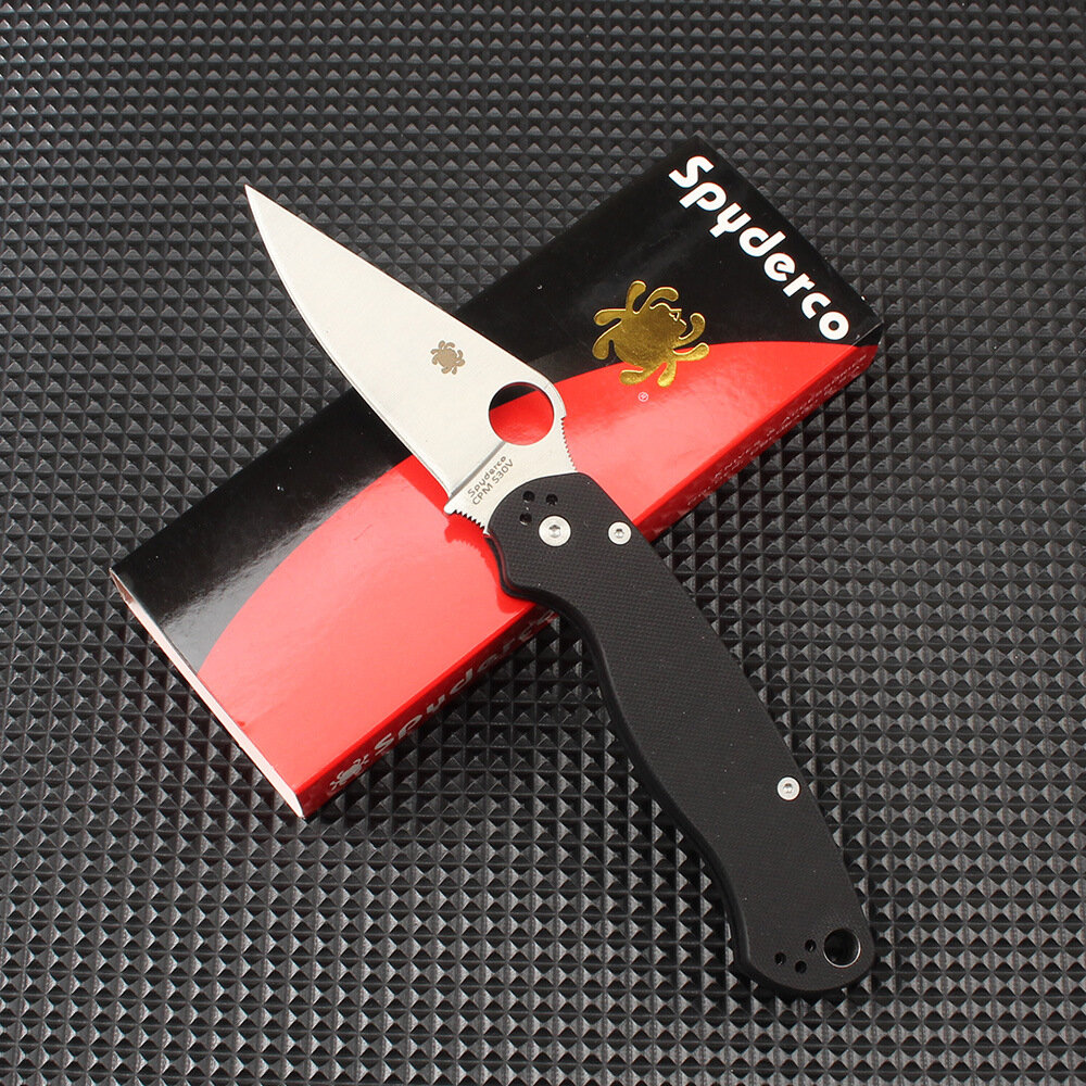 Нож складной туристический Spyderco. Лезвие 8.8 см Сталь 8cr13