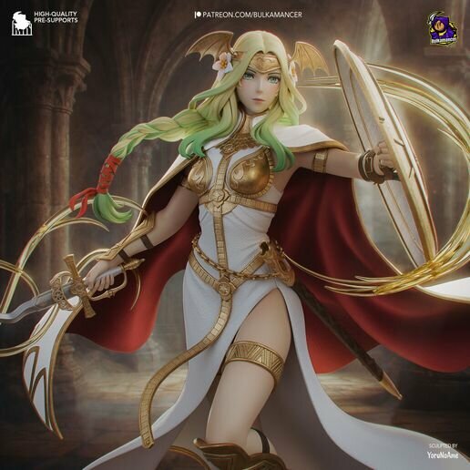 Сборная модель Saint Seiros (Fire Emblem: Three Houses), 263мм, 1/8 для покраски