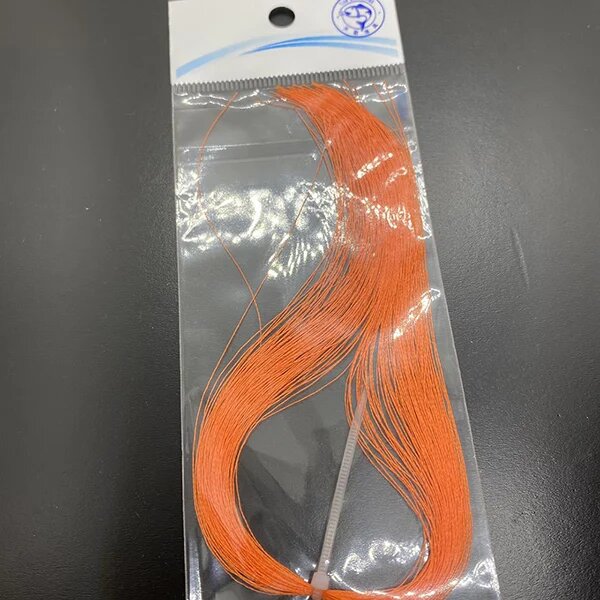 ICE Wing Tail Flasher Fiber, Color 7 Lumo Orange, 2 Packs