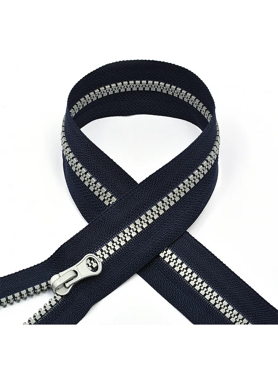 Молния трактор №5 серое усил. зв 55 см цв. S058 уп.50шт