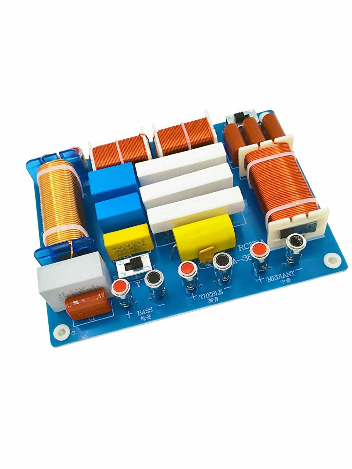 3-полосные кроссоверы класса Hi-Fi, 4 регулируемых режима, детали с немагнитными помехами