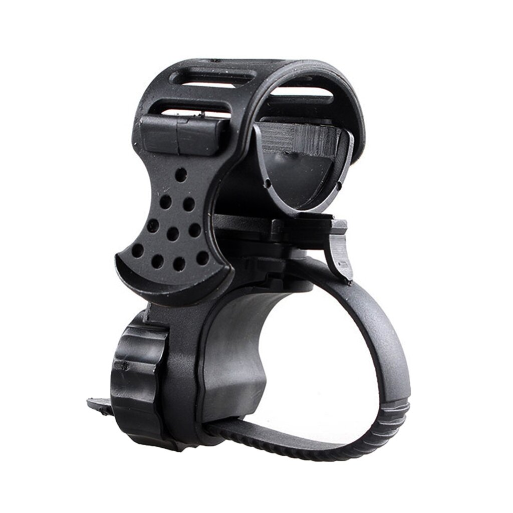 Легкий Вес Быстроразъемное Крепление Велосипедного Фонарика Вращающийся На 360 Градусов Держатель Велосипедного Фонаря Светодиодный Зажим Для Фонарика