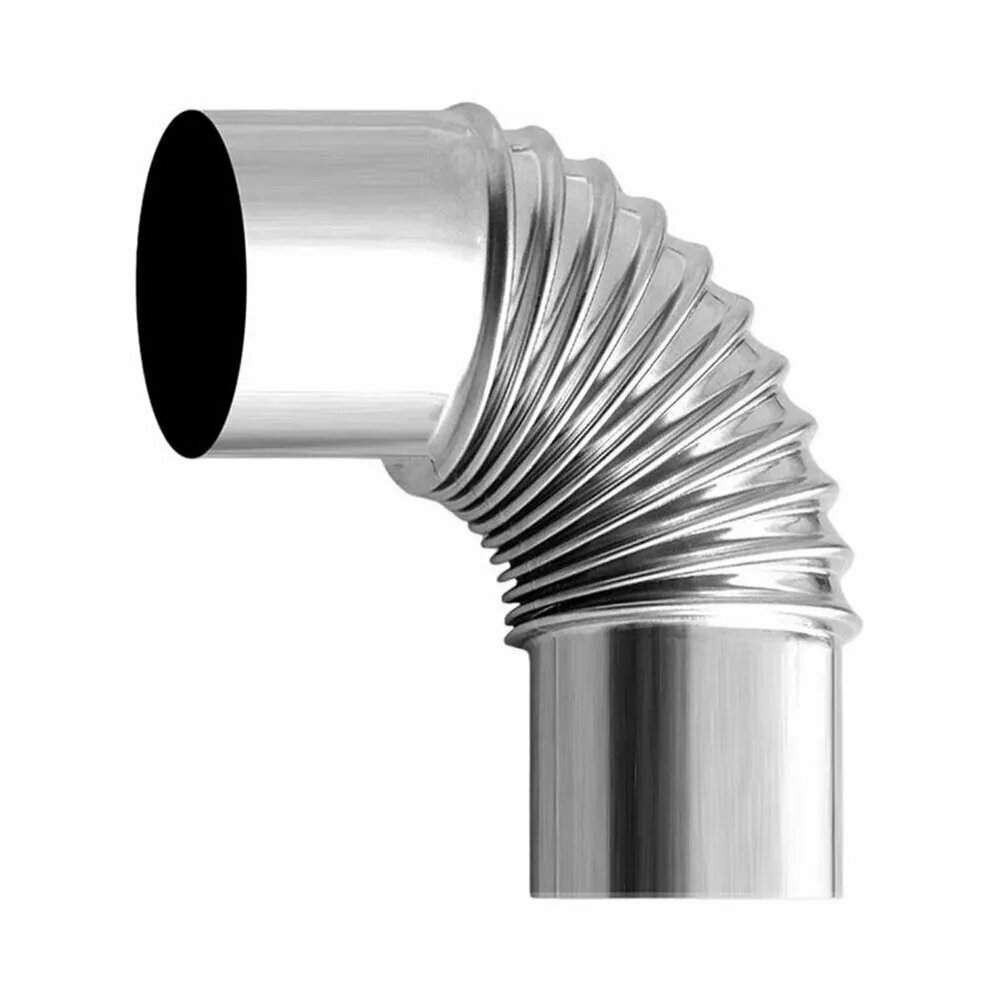 Дымоходная труба из нержавеющей стали 90 градусов для печей и каминов