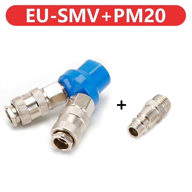 Сжатая муфта ЕС, аксессуары для воздушных компрессоров, быстроразъемные соединения 1/4 дюйма, шланг, распределитель газа, коллектор, пневматический разъем, выпуск
