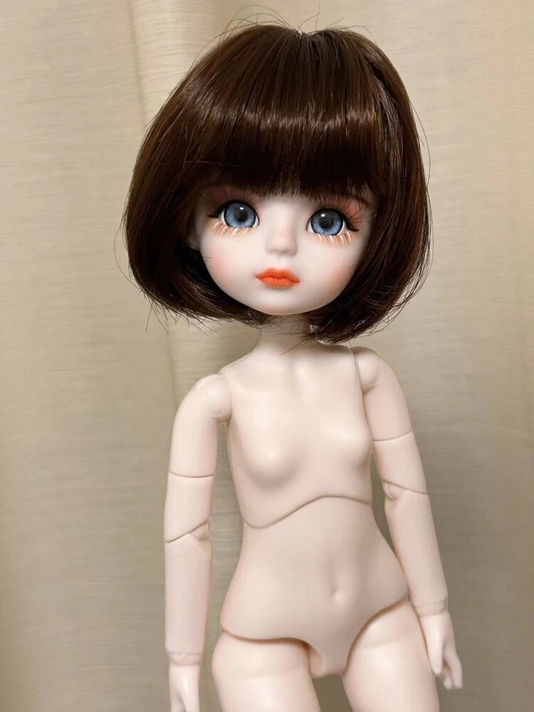 1/6 BJD Doll Toys for Girls Handmade Makeup Doll Wave Roll Girl 30cm Dolls Gift Christmas Surprise