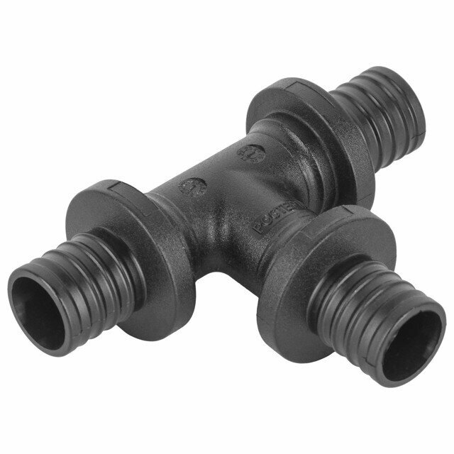 Тройник аксиальный ростерм 16х16х16мм PPSU