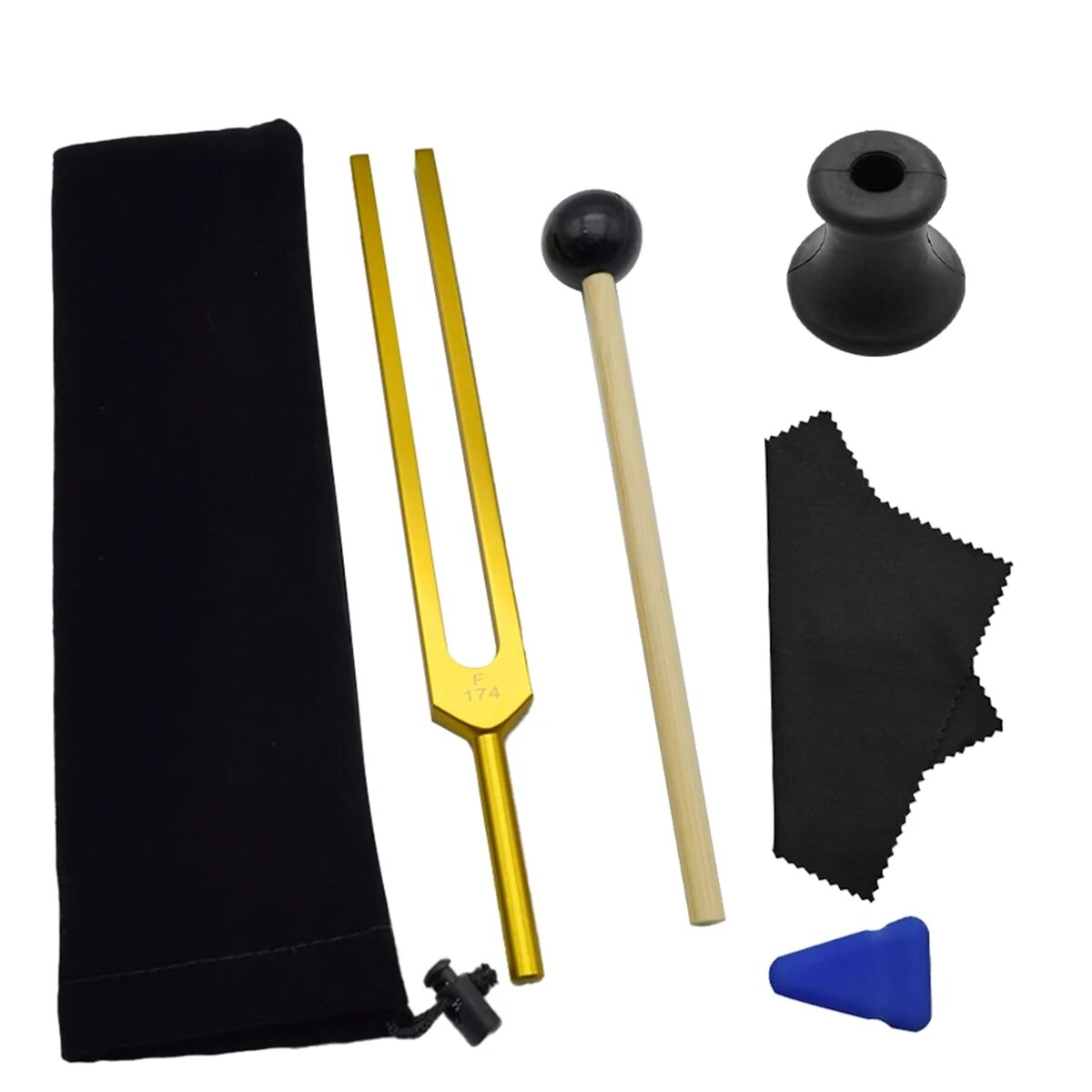 Набор камертонов F 174 Гц, камертон для исцеления чакры, звуковой терапии, сохранения тела, разума и духа в идеальной гармонии