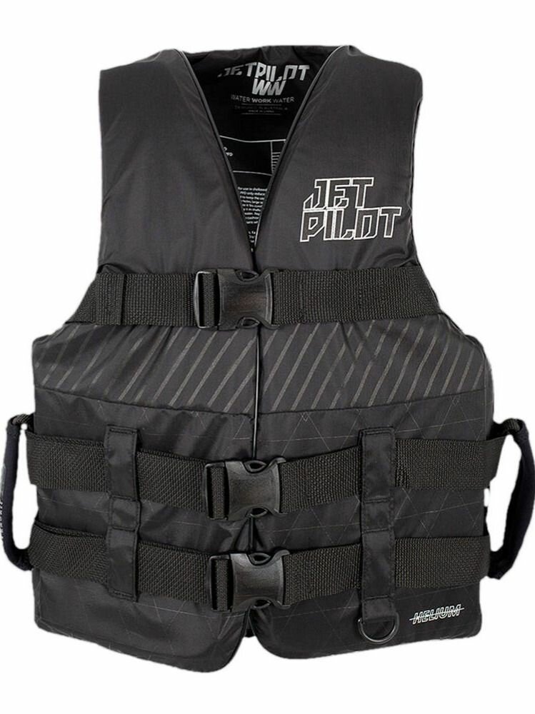 Жилет страховочный JetPilot Helium F/E Nylon Vest, Black/Black, 2XL