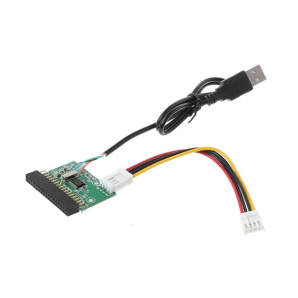 Адаптер USB-FDD 3.5", Зеленый — фото 1
