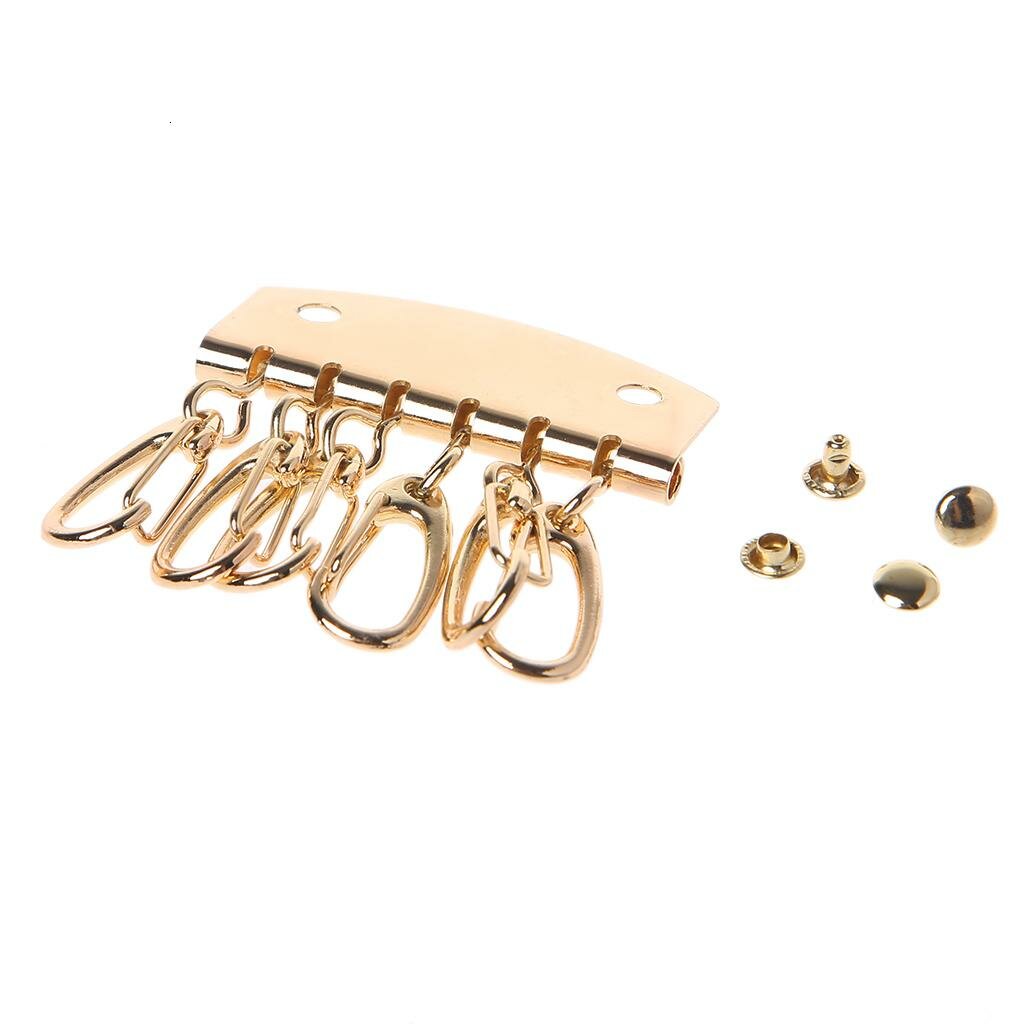 Классические застёжки-клешни для ключей, Золото