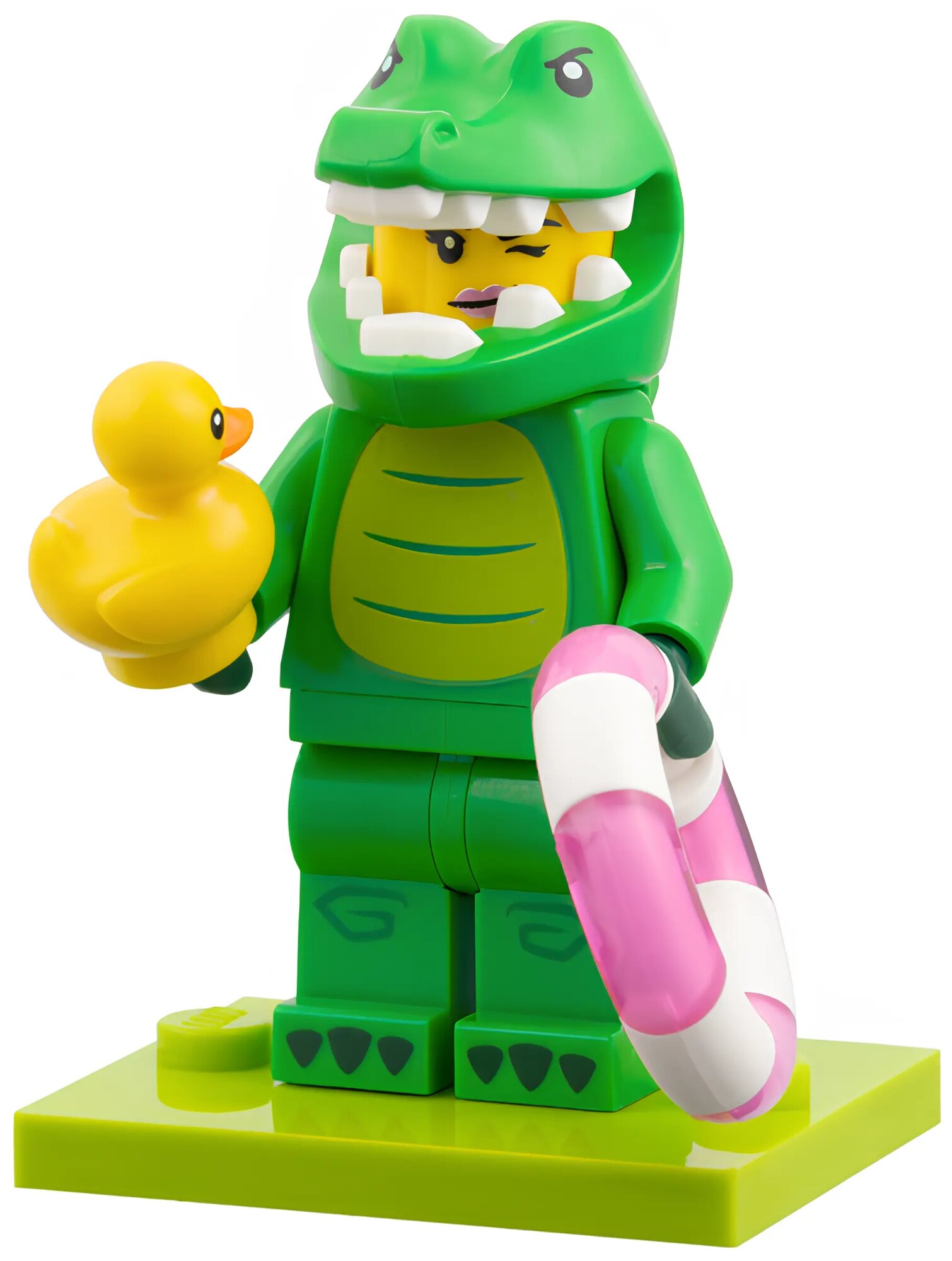 Минифигурка LEGO 71051 Crocodile Costume Fan, Series 28 col28-8 N