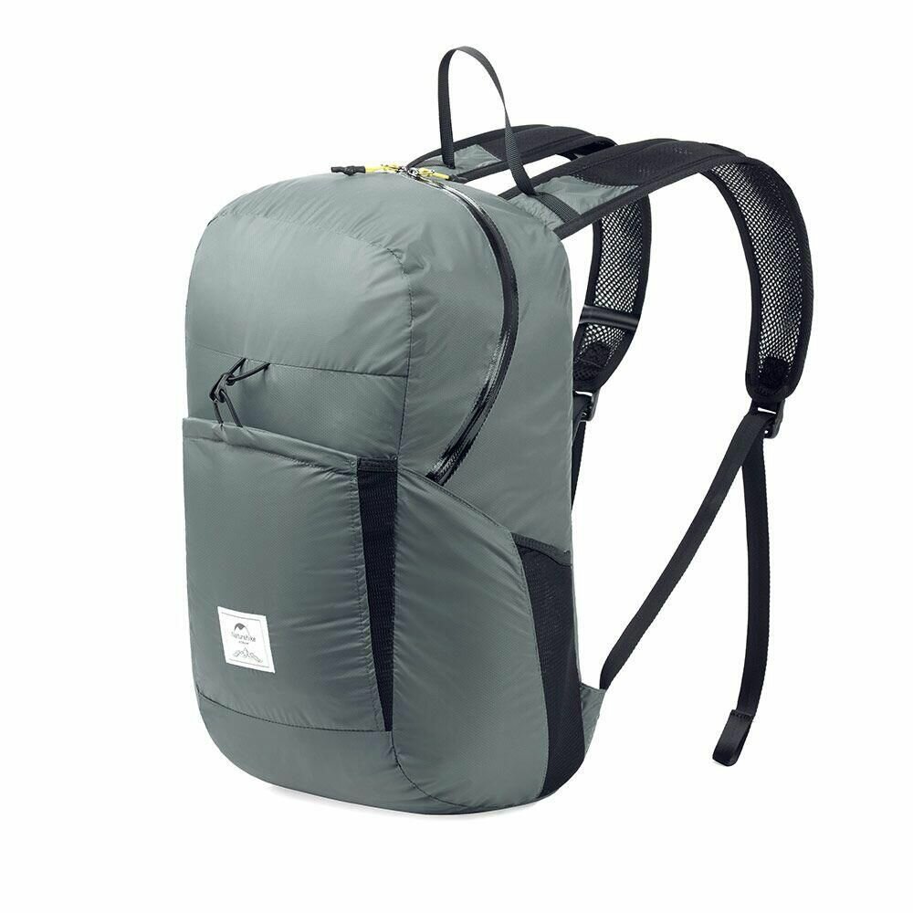 Naturehike Ultralight Foldable 22L Hiking Backpack Nh17A017-B, Decathlon, Цвет: Серый, Размер: 0,22 л