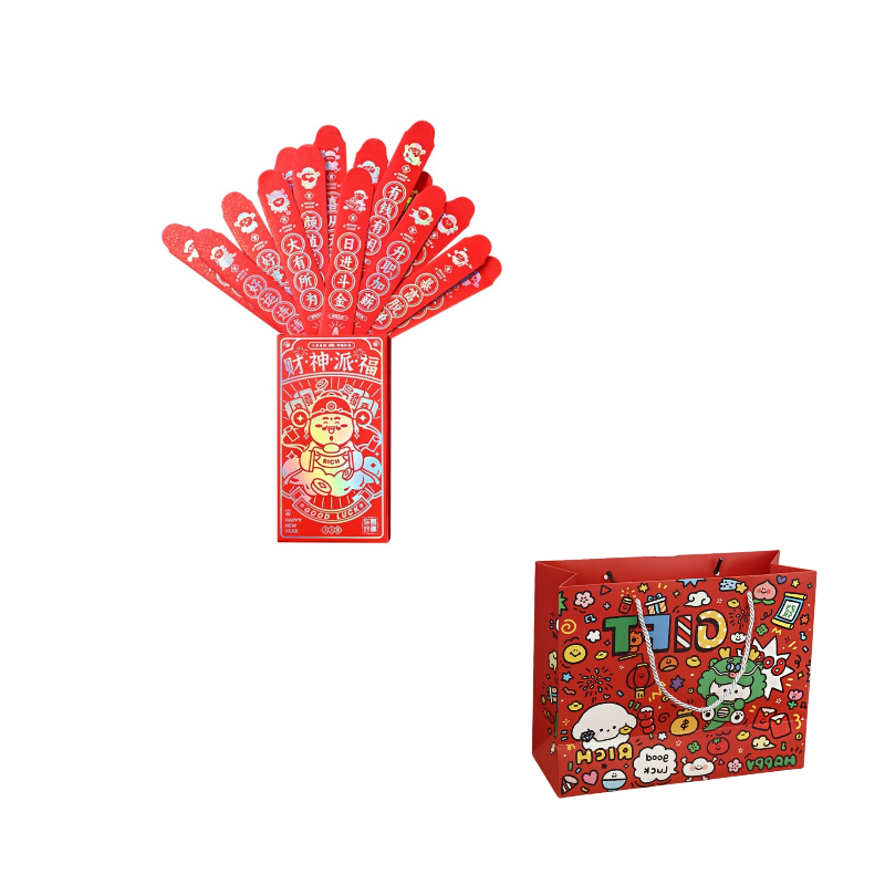 PANGPANGLONG Horse Year New Arrival Chinoiserie Cartoon Creative Red Envelope