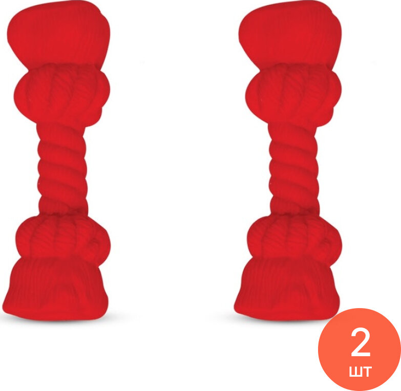 Игрушка для собак Triol Канат с узлами 12см (комплект из 2 шт)