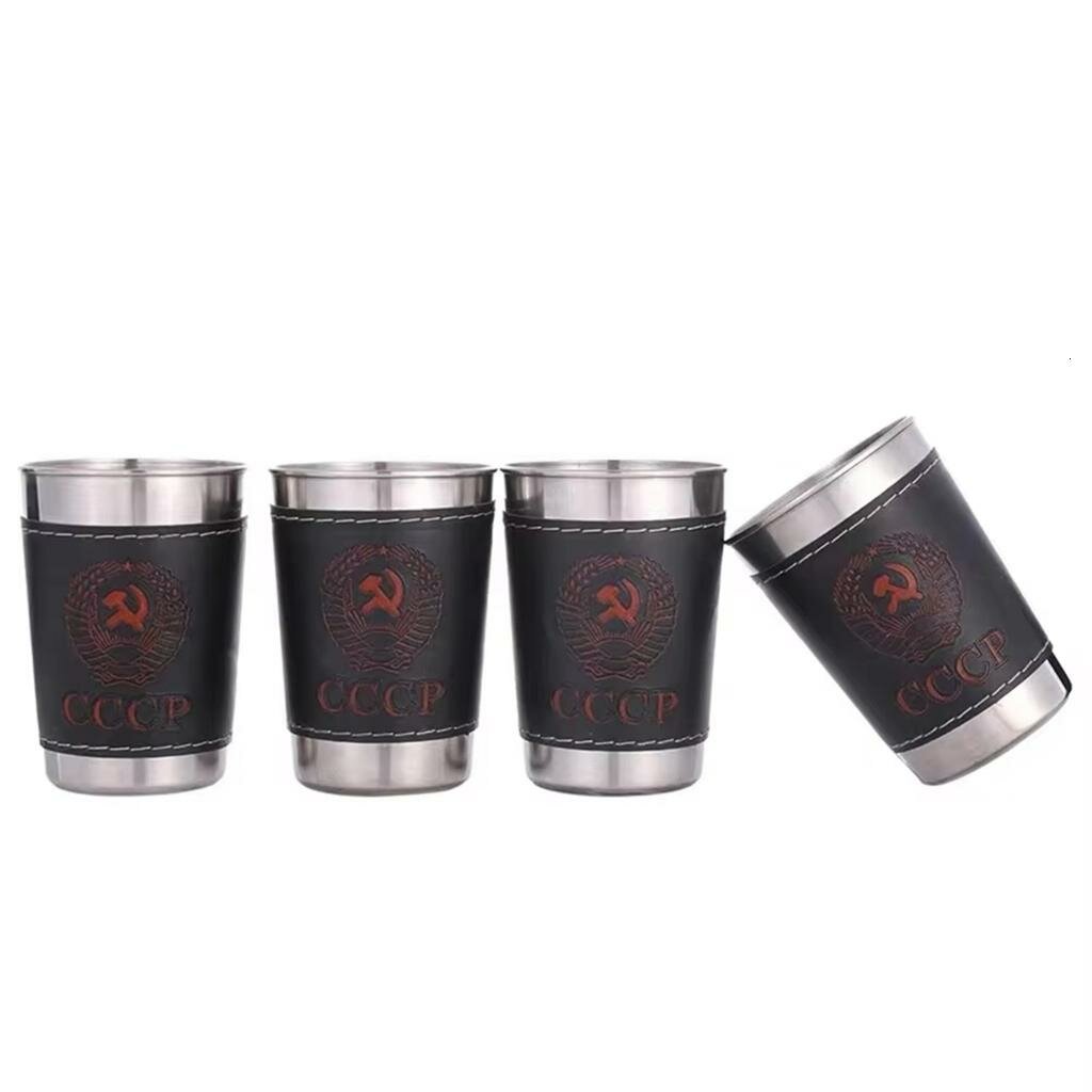 Прочные стальные рюмки, 70ML