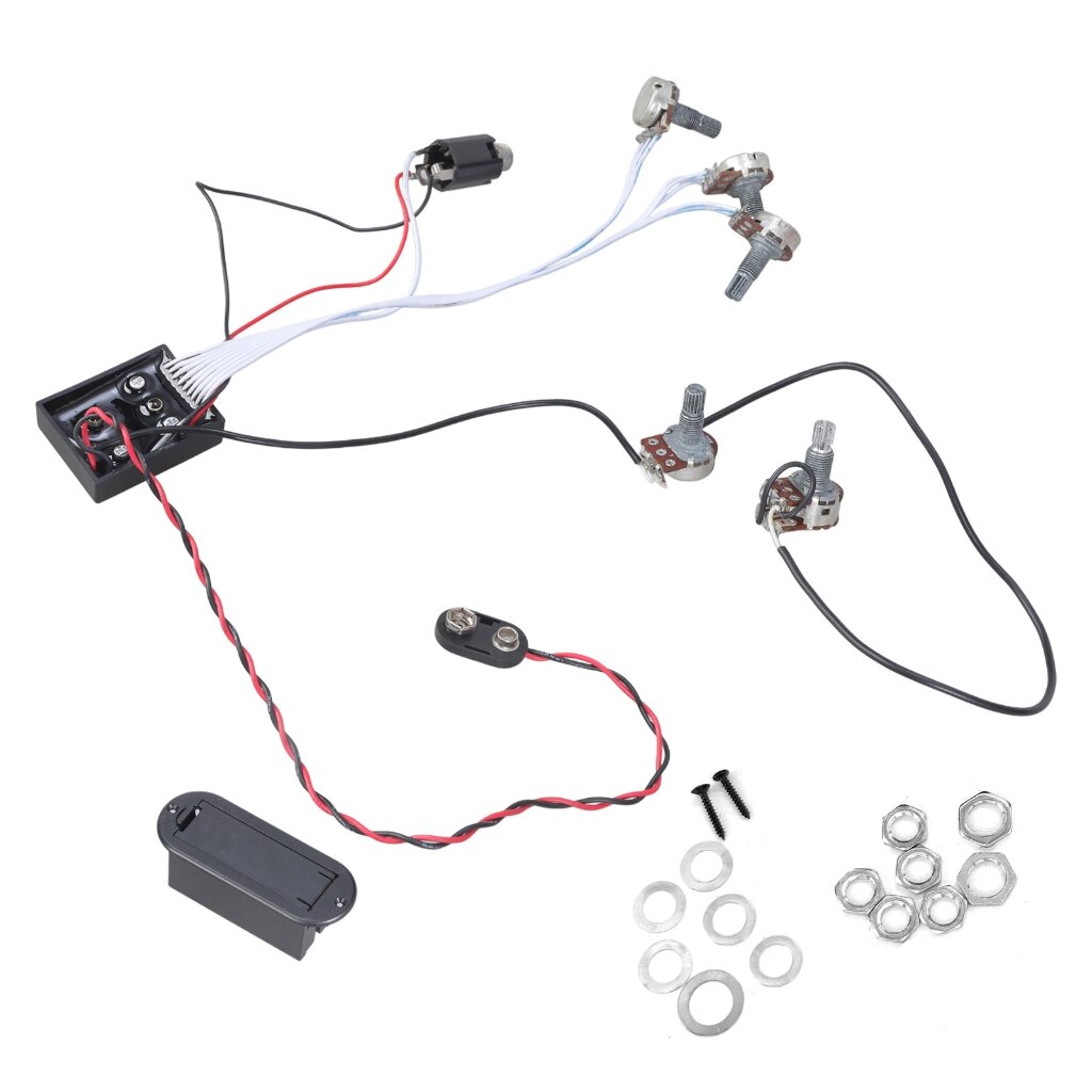 Схема Активного Предусилителя EQ-B3T Для Замены Аксессуаров Для бас-гитары