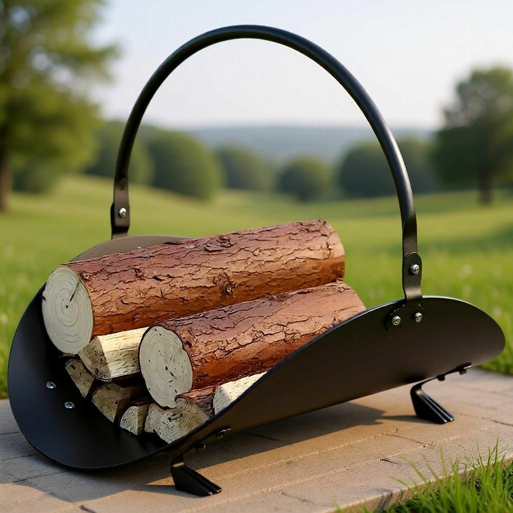 Портативный держатель для дров